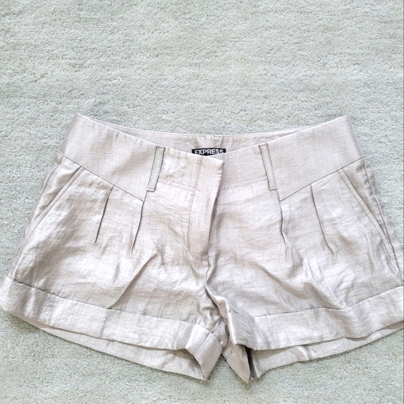 Express | Shorts | 3 For 2 Express Lurex Shimmer Shorts | Poshmark